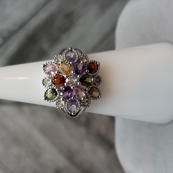 Aprilsplace | Jewelry | Flower Multi Color Ring Summer Spring | Poshmark